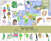 Geography Lapbook Teach Maps & Globes Geography Reading - Etsy Canada