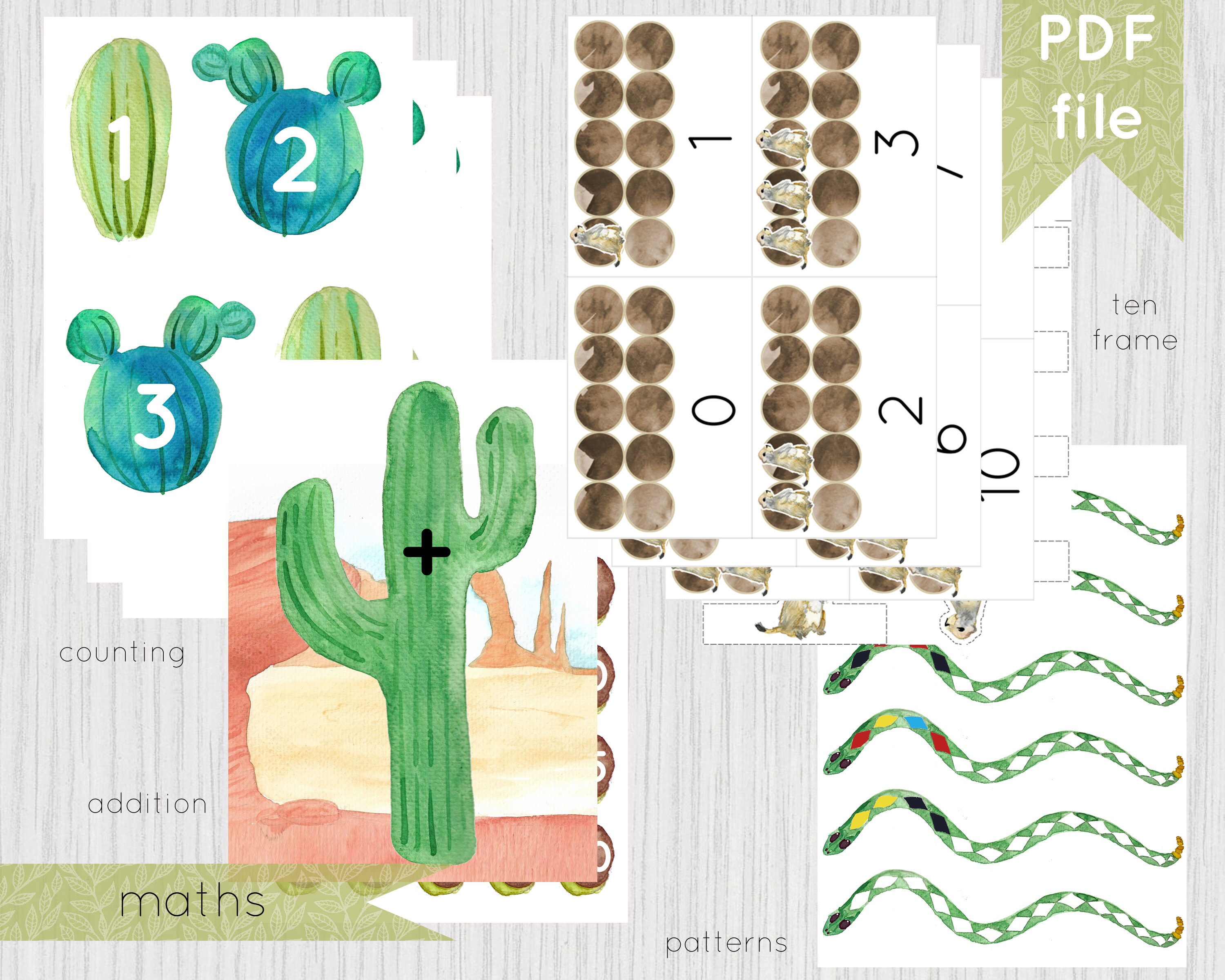 Desert Early Years Complete Curriculum Unit | Preschool | Instant ...