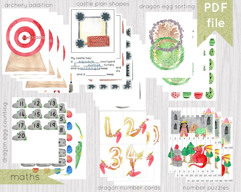 Castle Early Years Complete Curriculum Unit | Preschool | Instant ...