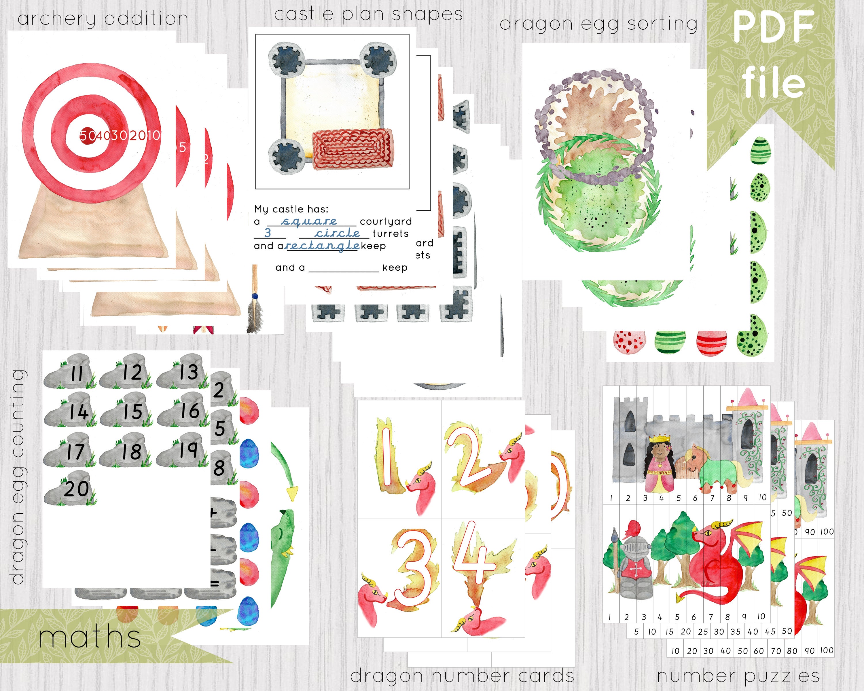 Castle Early Years Complete Curriculum Unit | Preschool | Instant ...