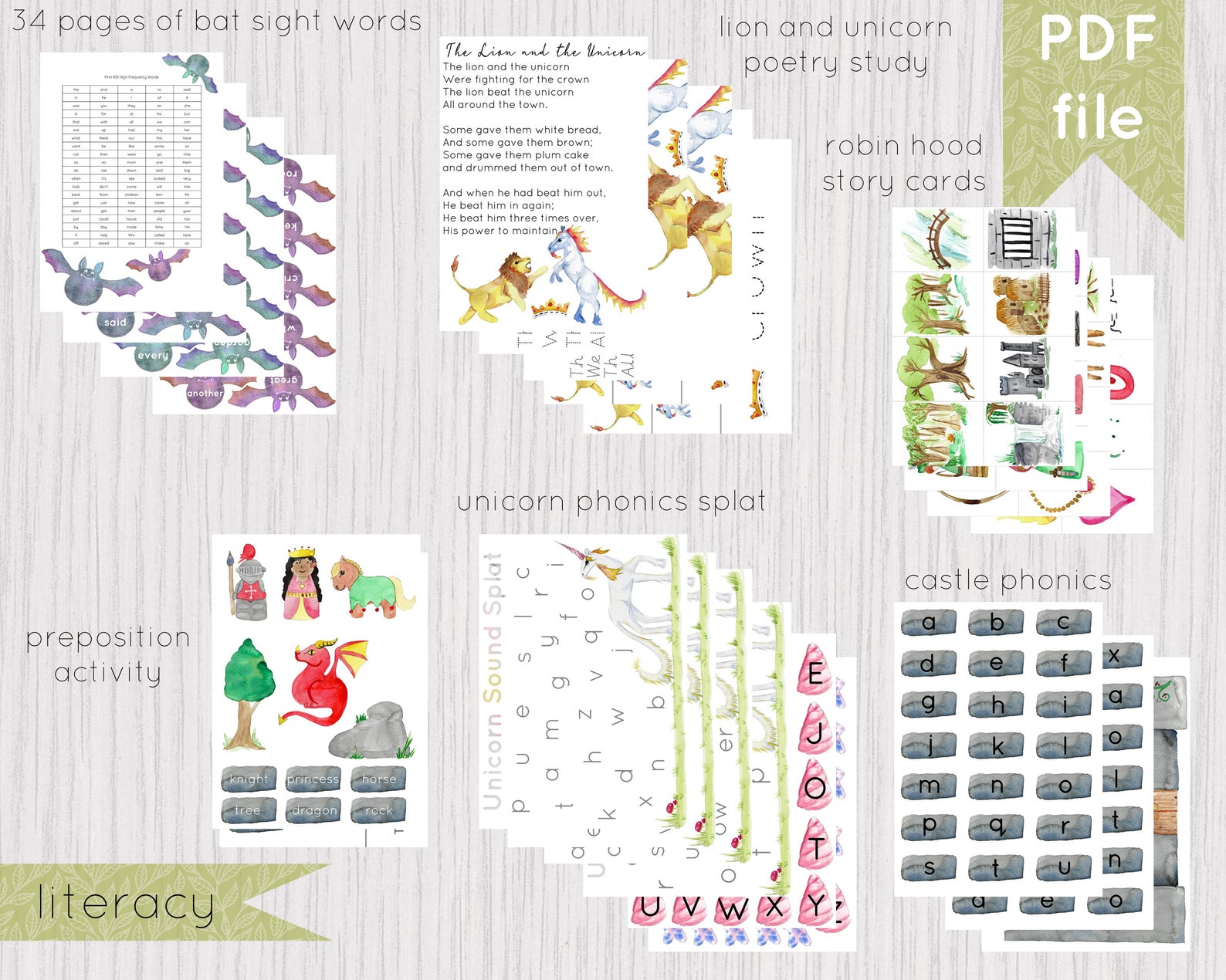 Castle Early Years Complete Curriculum Unit | Preschool | Instant ...