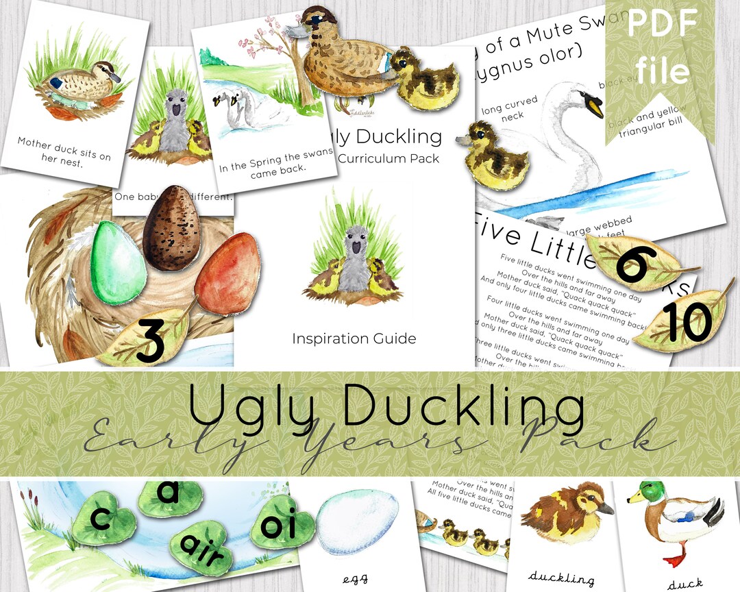 Ugly Duckling Traditional Tale Early Learning Resource Pack | Ugly ...