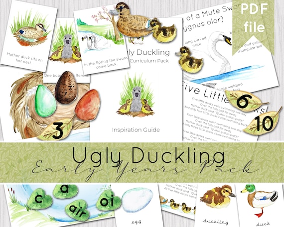 Ugly Duckling Traditional Tale Early Learning Resource Pack - Etsy