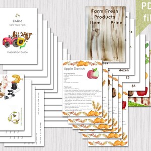 On the Farm - Early Years Unit | Preschool Activities Bundle | INSTANT ...