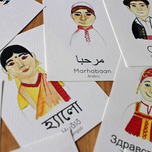 Hello Around the World Flashcards | Multicultural Language Resources ...