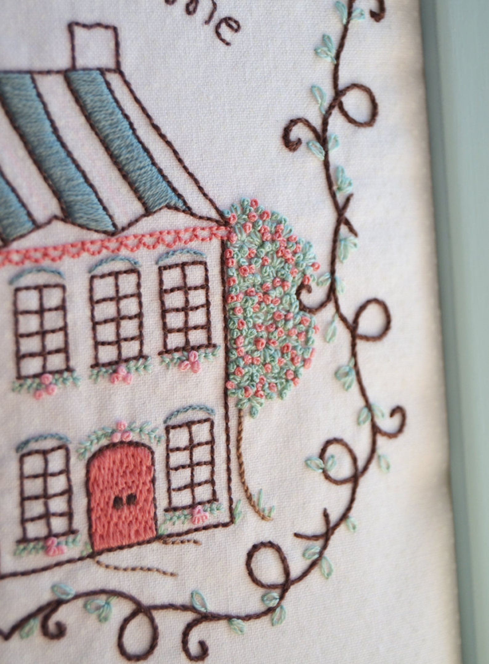 Home Sweet Home Embroidery Pattern - Etsy