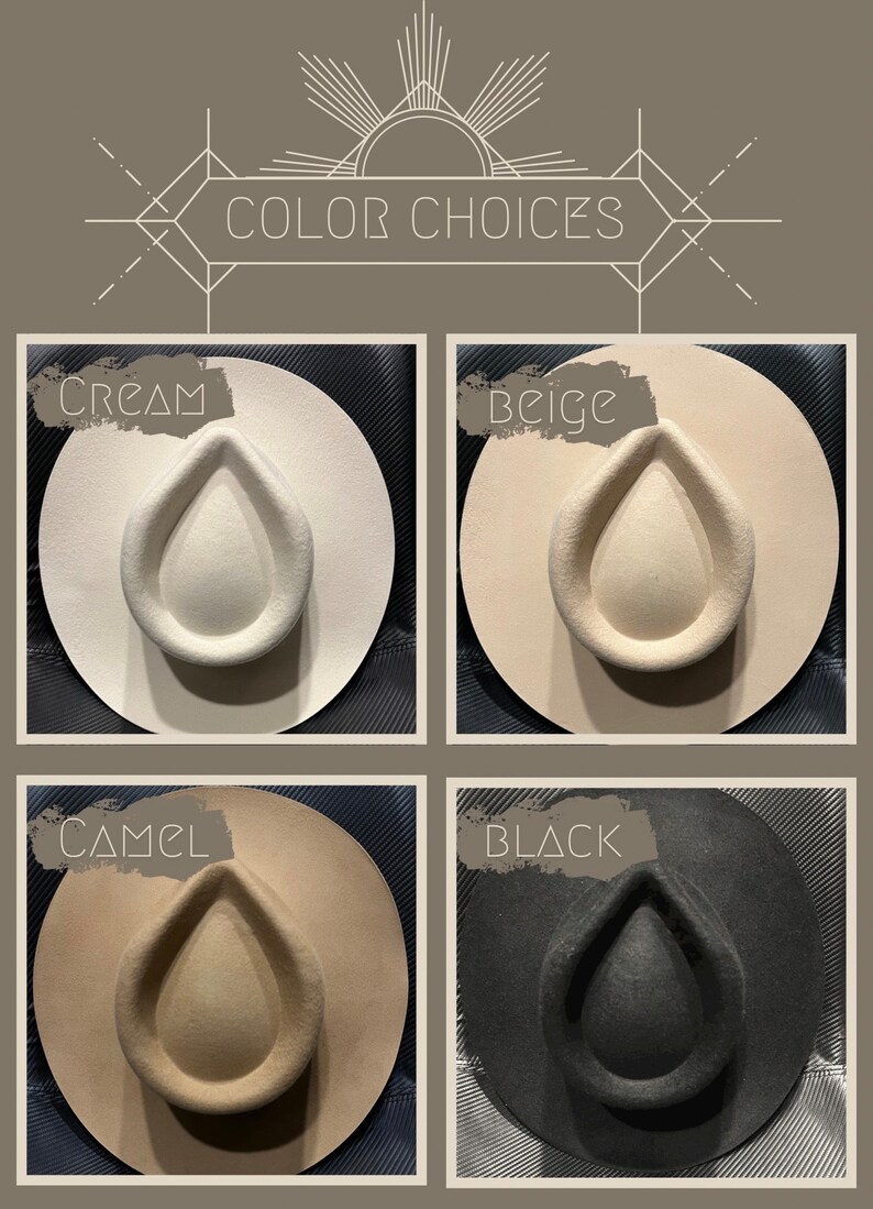 Custom Order. Made to Order Handcrafted Burned Wide Brim Hat. - Etsy