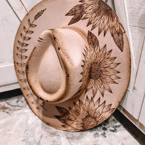 Custom Burned Hat - Etsy