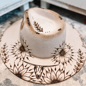 Lindsay: Bull Skull Mandala Sunflowers. Made to Order - Etsy