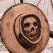 Levi: Skull Crown Shape Mens Hat . Hand Shaped Hat, Burned Hat, Cowboy ...