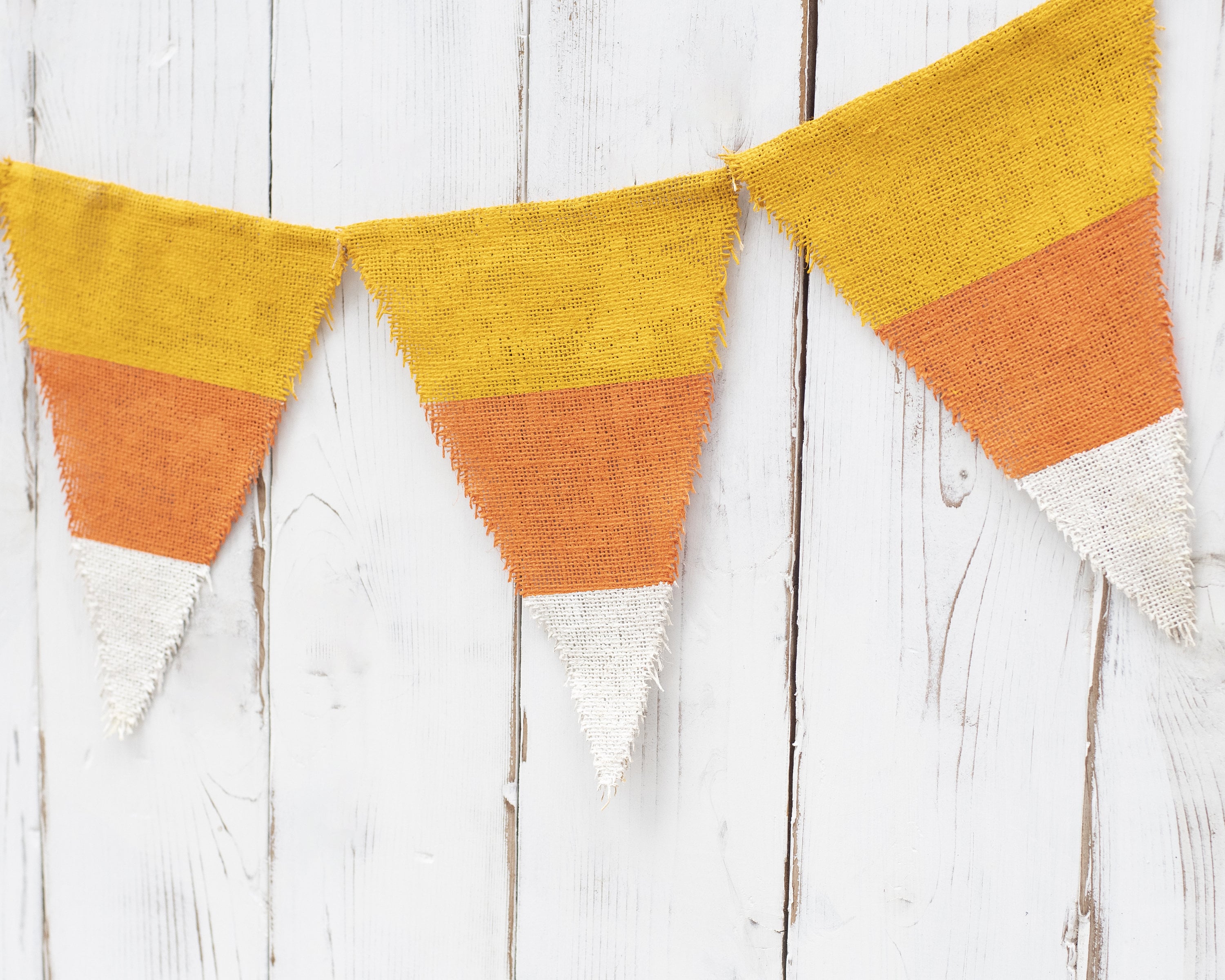 Candy Corn Burlap Banner, Flag, Bunting, Pennant...photo Prop ...