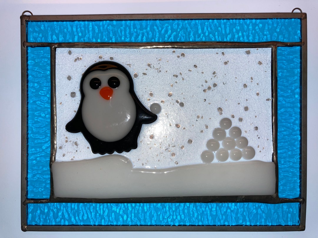 Stained Glass Penguin - Etsy