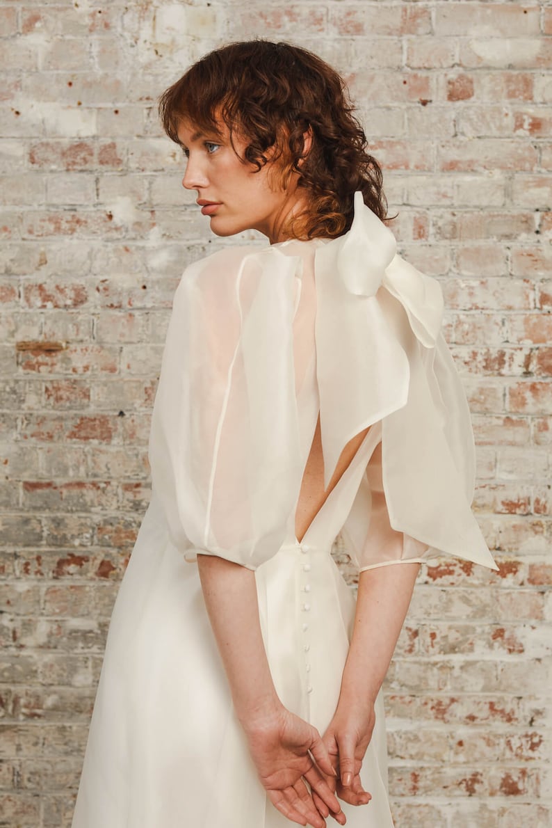 Minimalist Sheer See Through Ivory Organza Silk Smock Style - Etsy