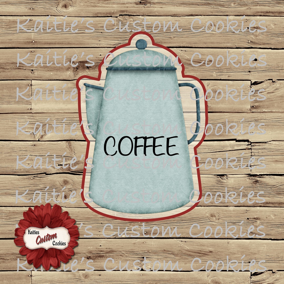 Vintage Coffee Pot No2 Cookie Cutter / Fondant Cutter/ Clay Cutters - Etsy