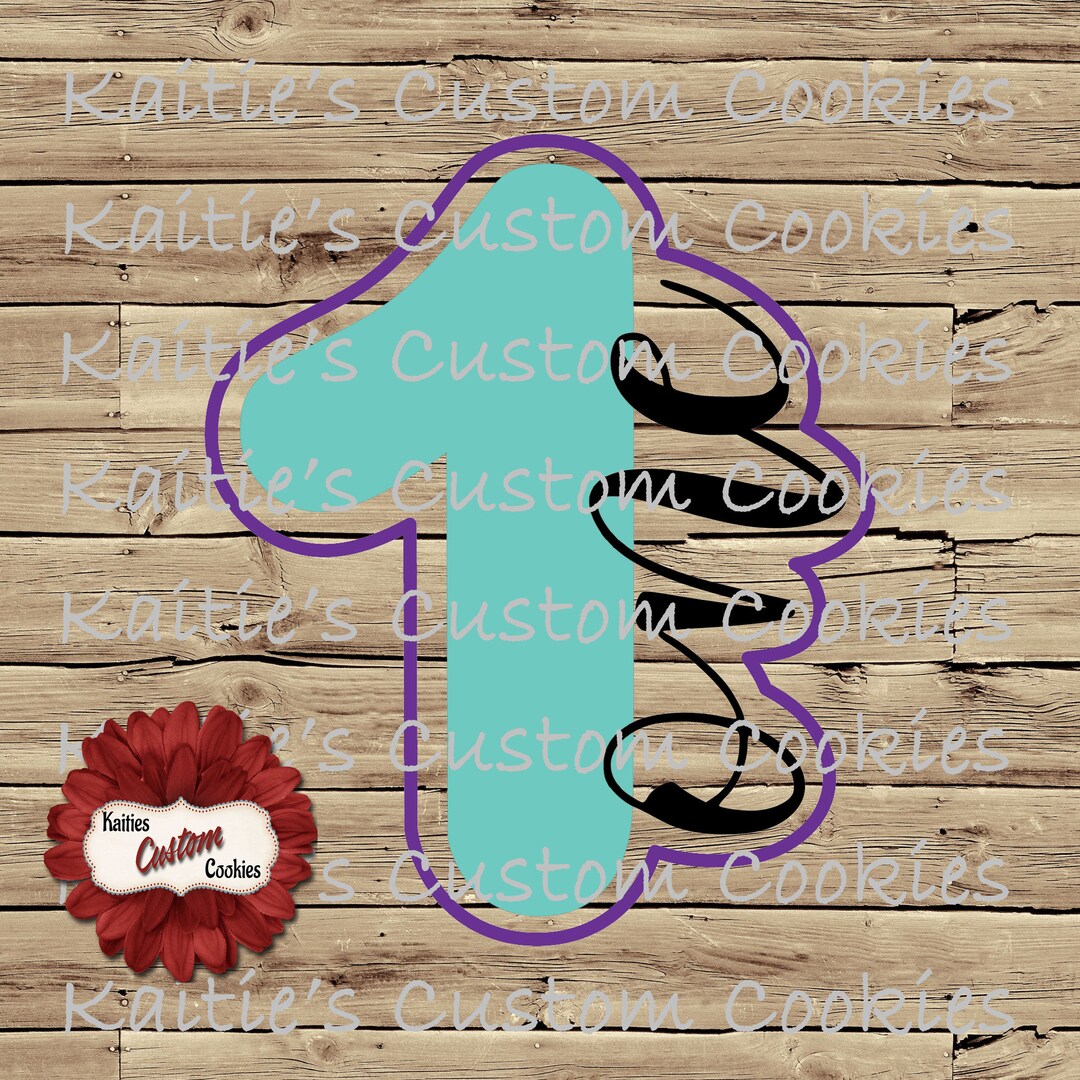 Numbers With Script Cookie Cutter / STL File / Fondant Cutter / Clay ...