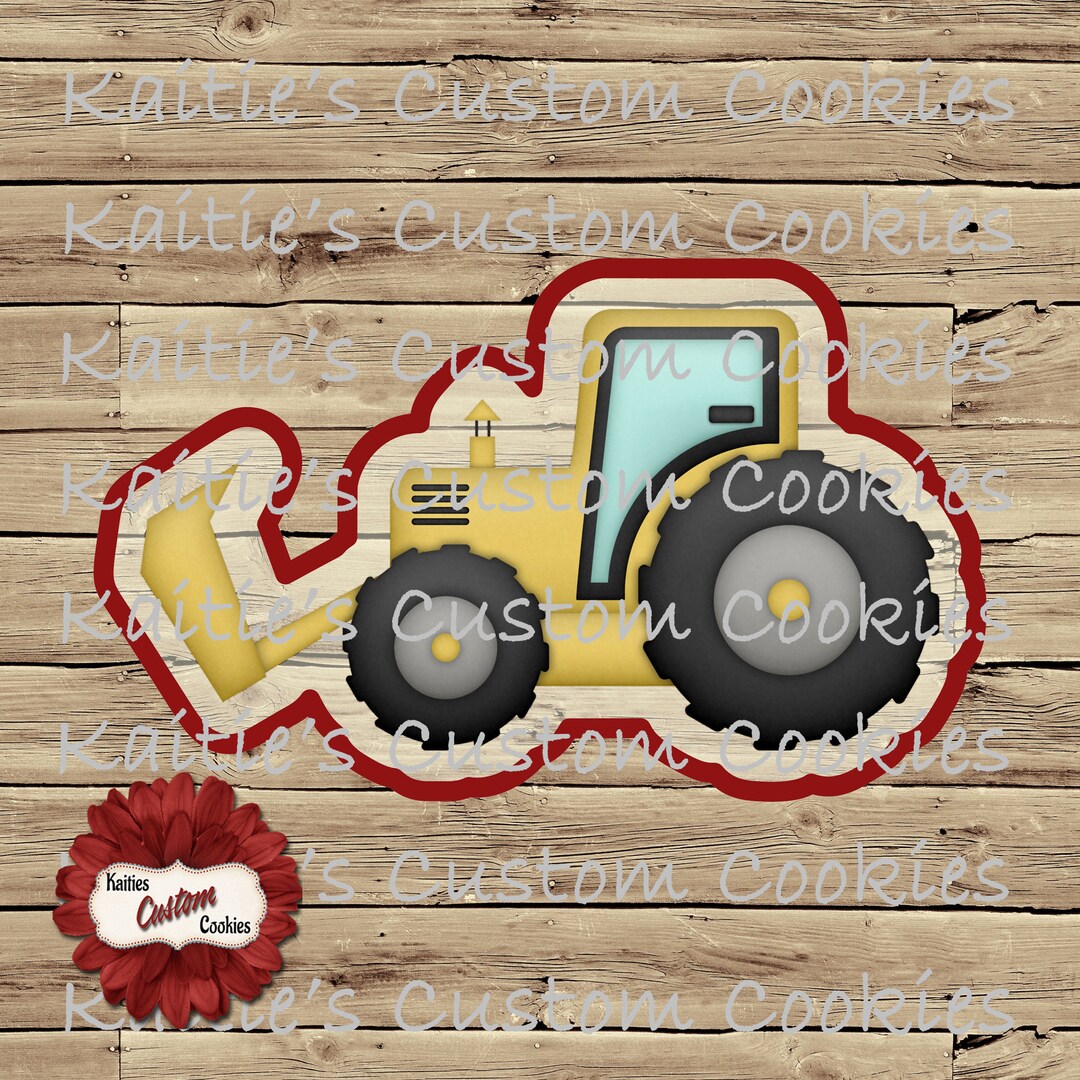 Bulldozer Cookie Cutter / STL File / Fondant Cutter / Playdough Cutter ...