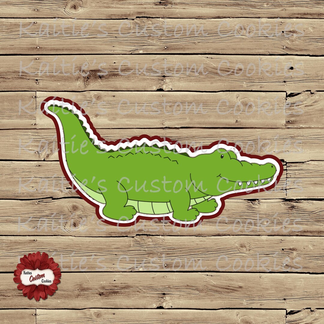 Alligator Cookie Cutter / STL File / Fondant Cutter / Clay Cutters ...