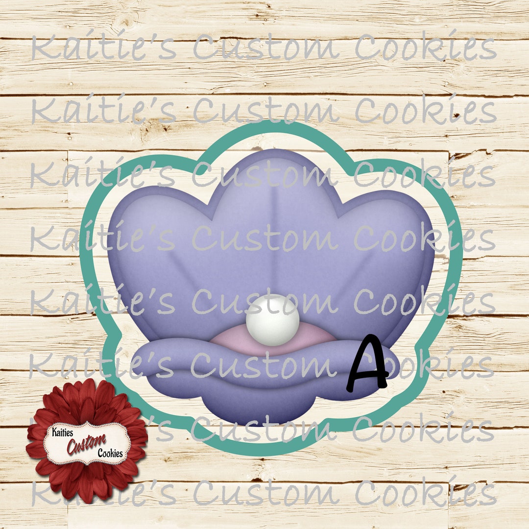 Clam Shell Cookie Cutters / STL File / Fondant Cutter / Eddie Printer ...