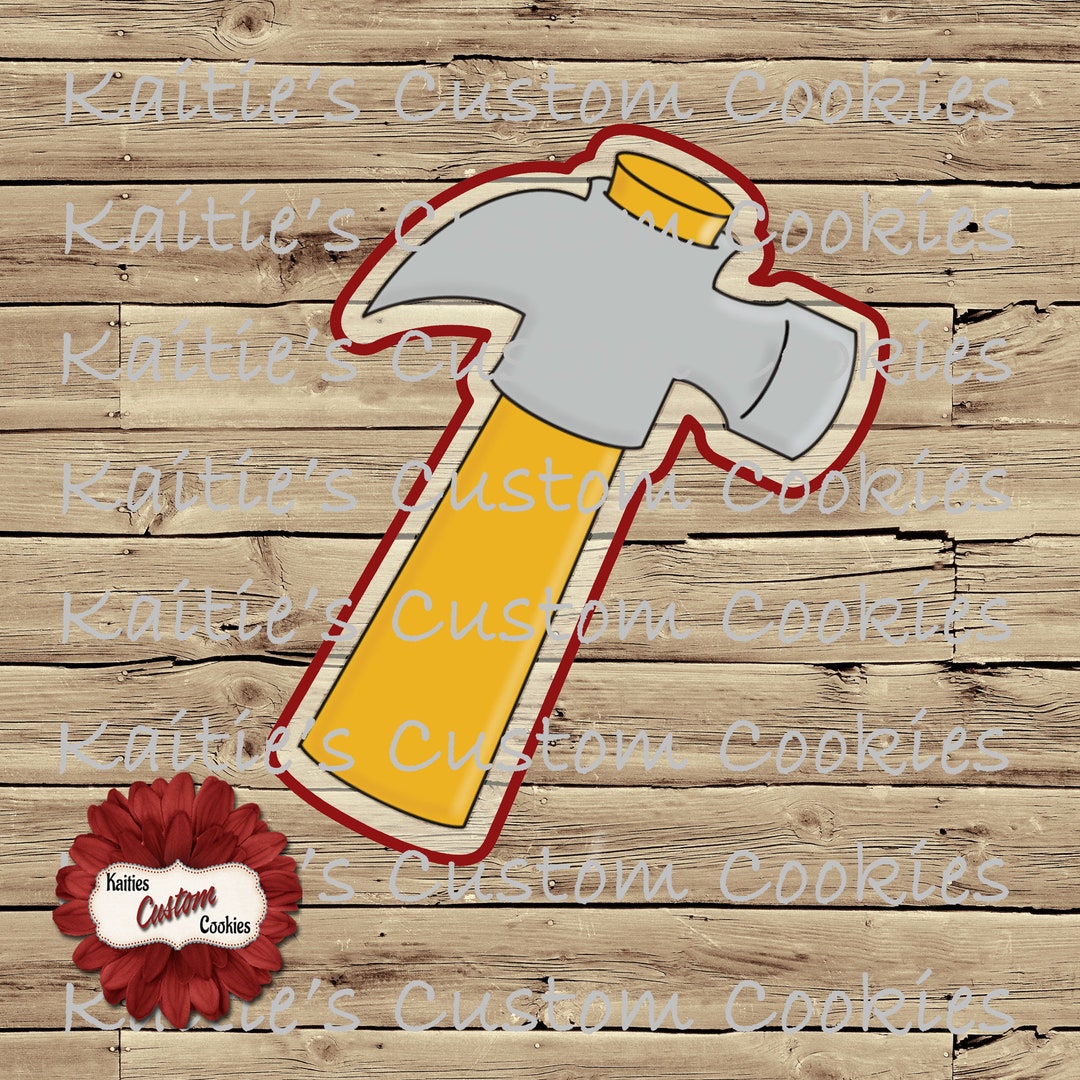 Hammer Cookie Cutter / STL File / Fondant Cutter / Clay Cutters / Eddie ...