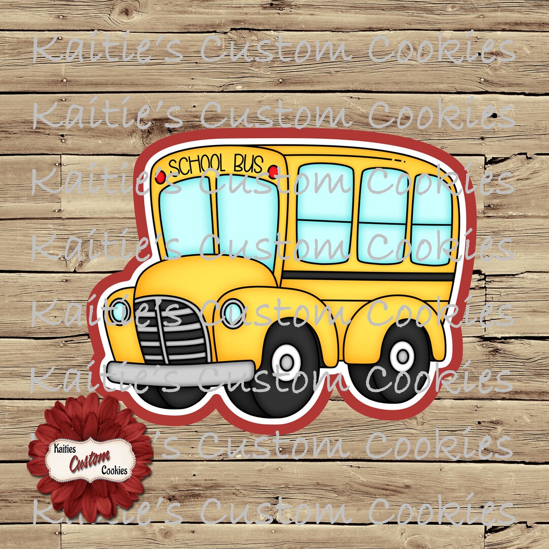 School Bus Cookie Cutter / STL File / Fondant Cutter / Clay Cutters ...