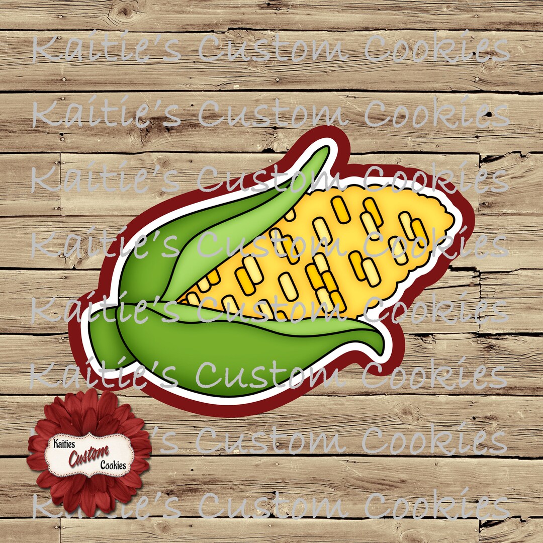 Corn on the Cob Cookie Cutter / STL File / Fondant Cutters / Clay ...