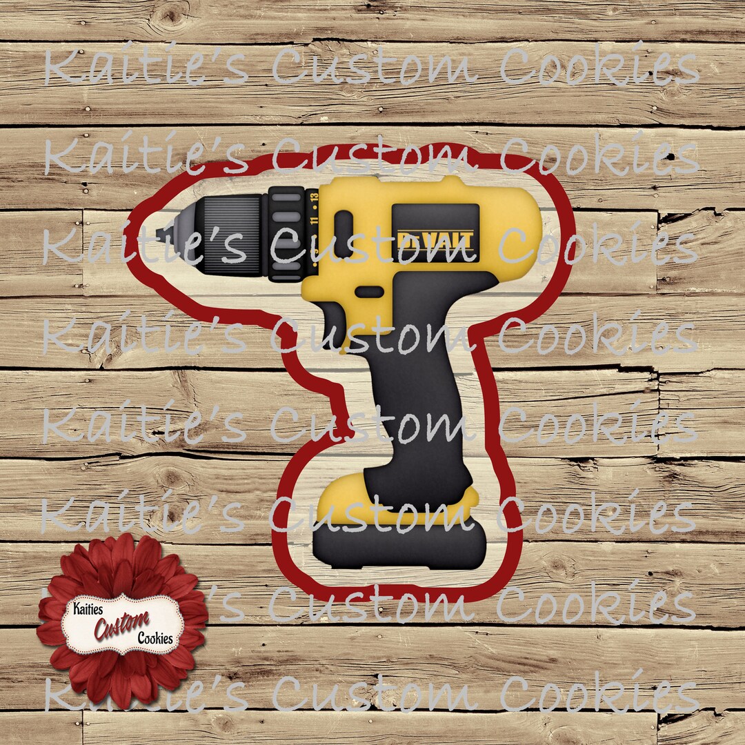 Power Drill Cookie Cutter / STL File / Fondant Cutter / Clay Cutter ...