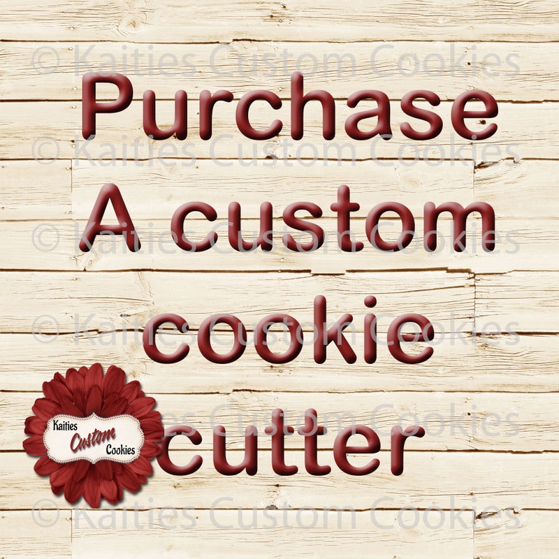 Custom Cookie Cutter - Etsy
