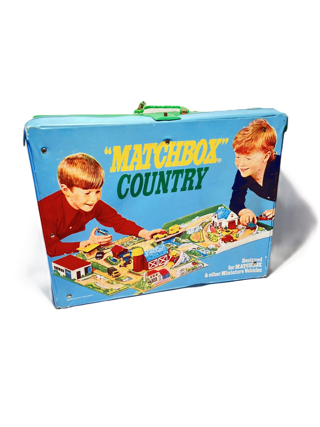 Pair of Matchbox Cars Country & City Playsets Vintage Diecast Car ...