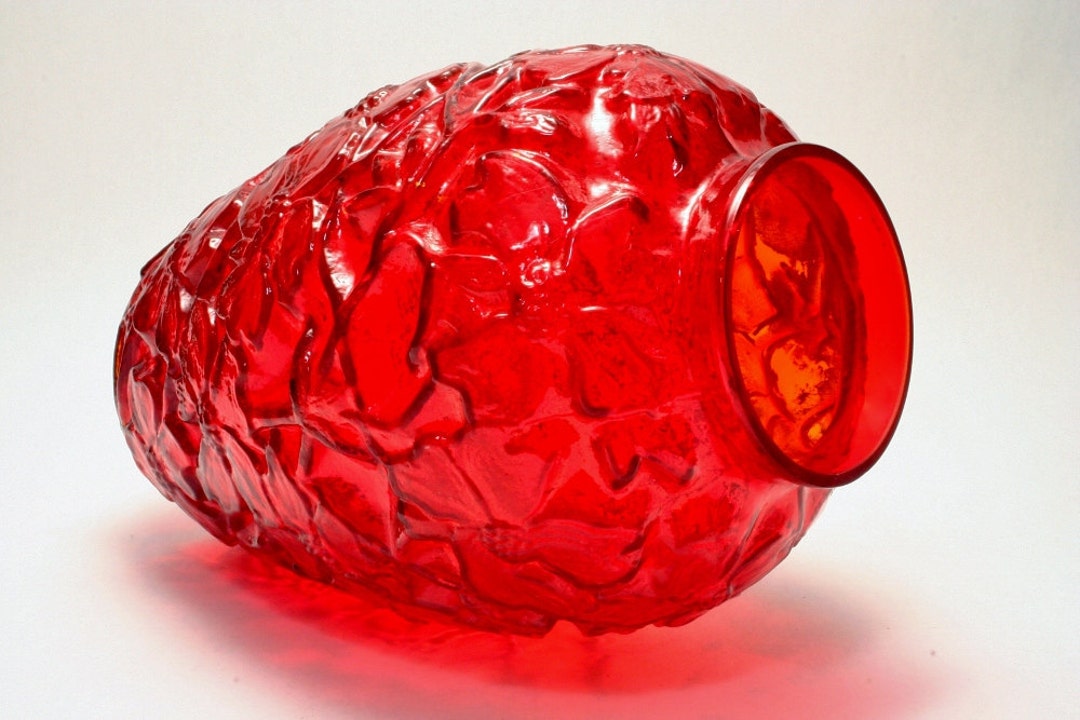 Reuben Haley Consolidated Glass 1920s Martele Dogwood Vase in Ultra ...