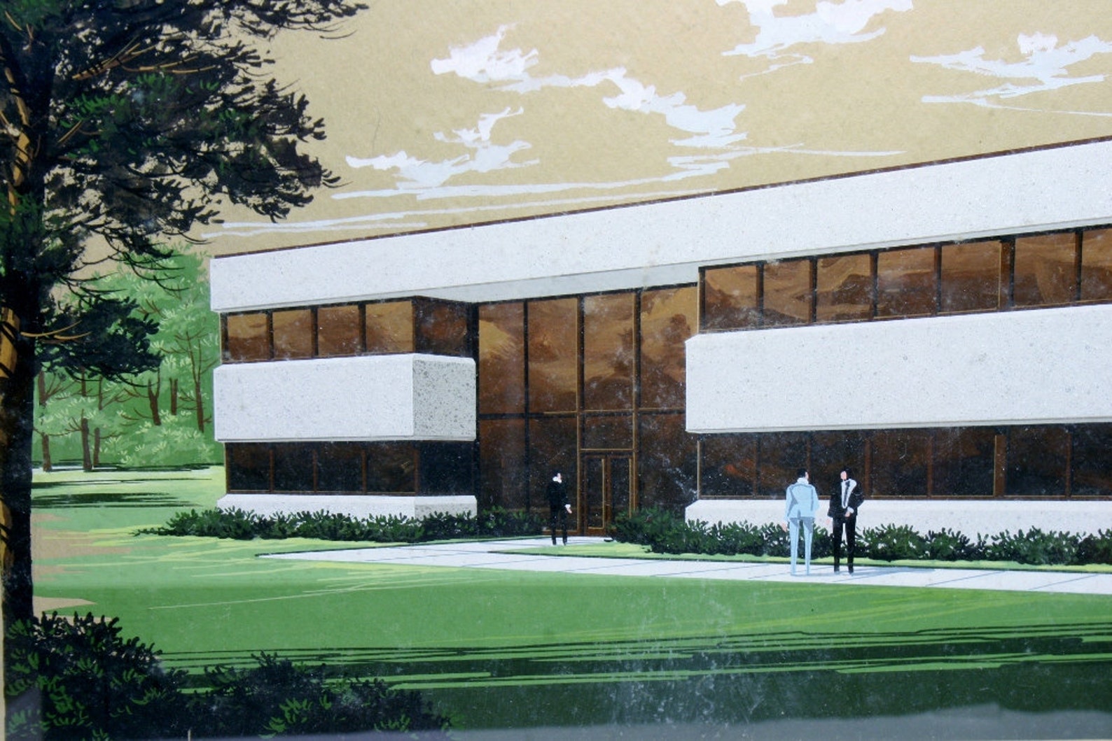 Thomas E. Rutledge Architectural Rendering A New Jersey Post | Etsy