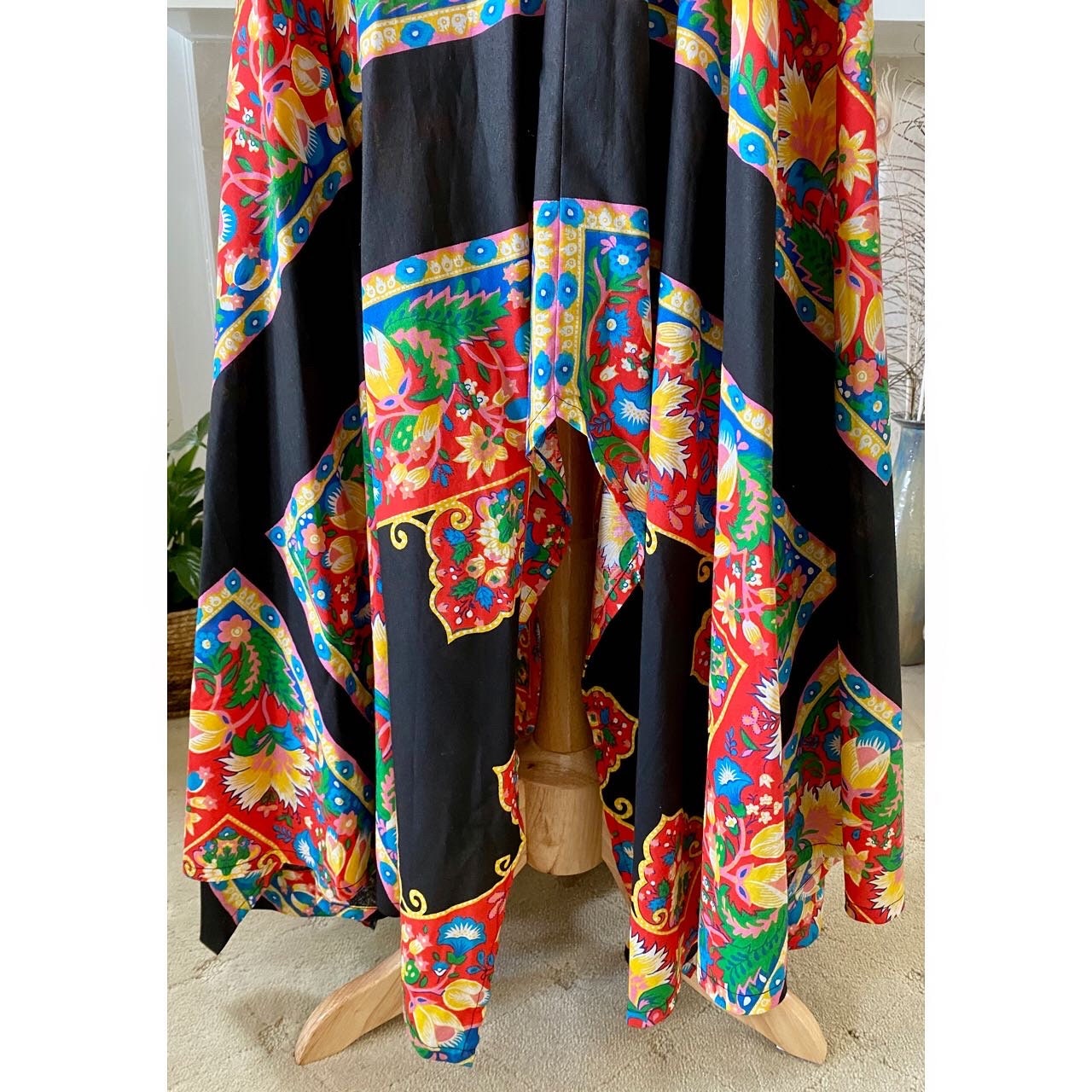 Rare 1970’s Vintage Rags by Kressandra Maxi Halter Sun Dress With ...