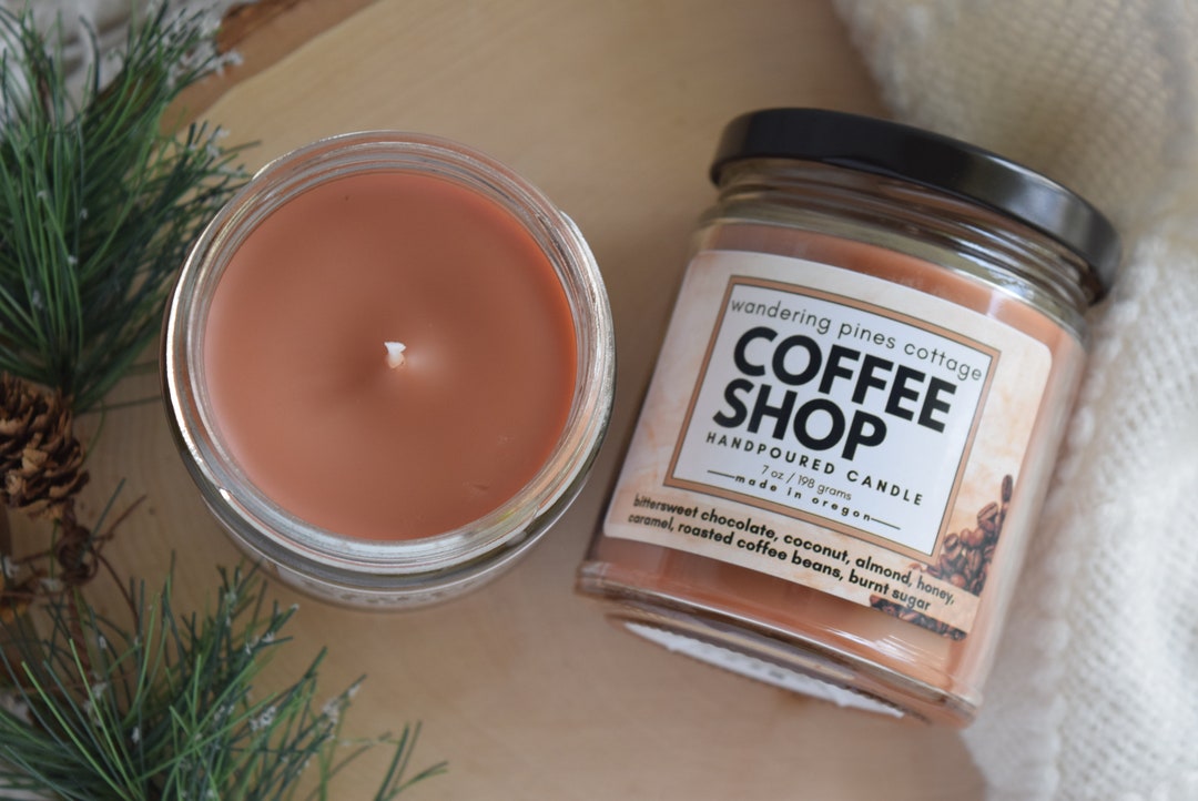 Coffee Scented Candle, Handpoured Scented Candle, Espresso Scent ...