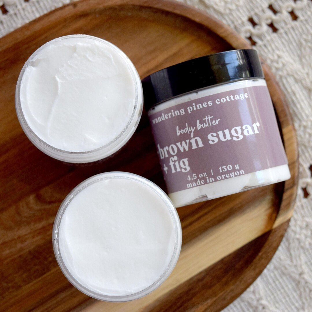 Brown Sugar and Fig Body Butter, Lotion With Shea Butter, Hand and Body ...