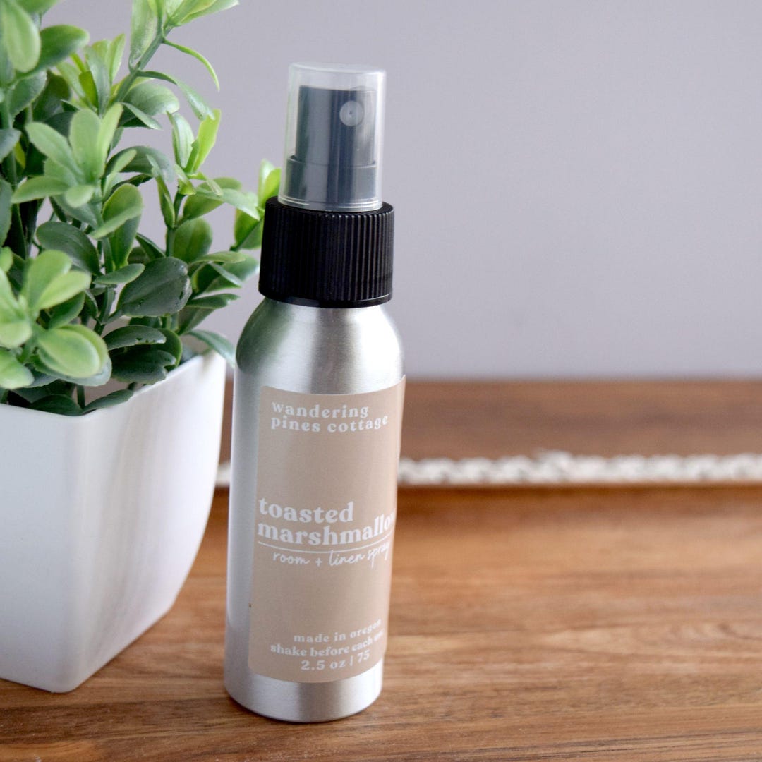 Toasted Marshmallow Room and Linen Spray, Odor Eliminator, Home ...