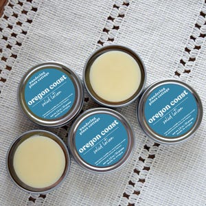 Oregon Coast Solid Lotion Bar in a Tin, Solid Body Butter, Solid Lotion for Dry Skin, Gift for ...