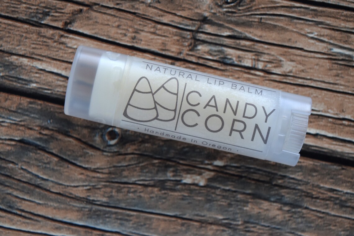 Candy Corn Lip Balm All Natural Lip Balm Vegan Lip Balm Lip - Etsy