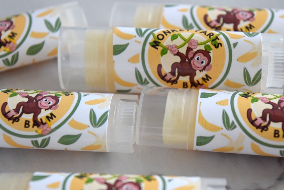 Monkey Farts Lip Balm, Handmade Lip Balm, Lip Moisturizer for Chapped ...