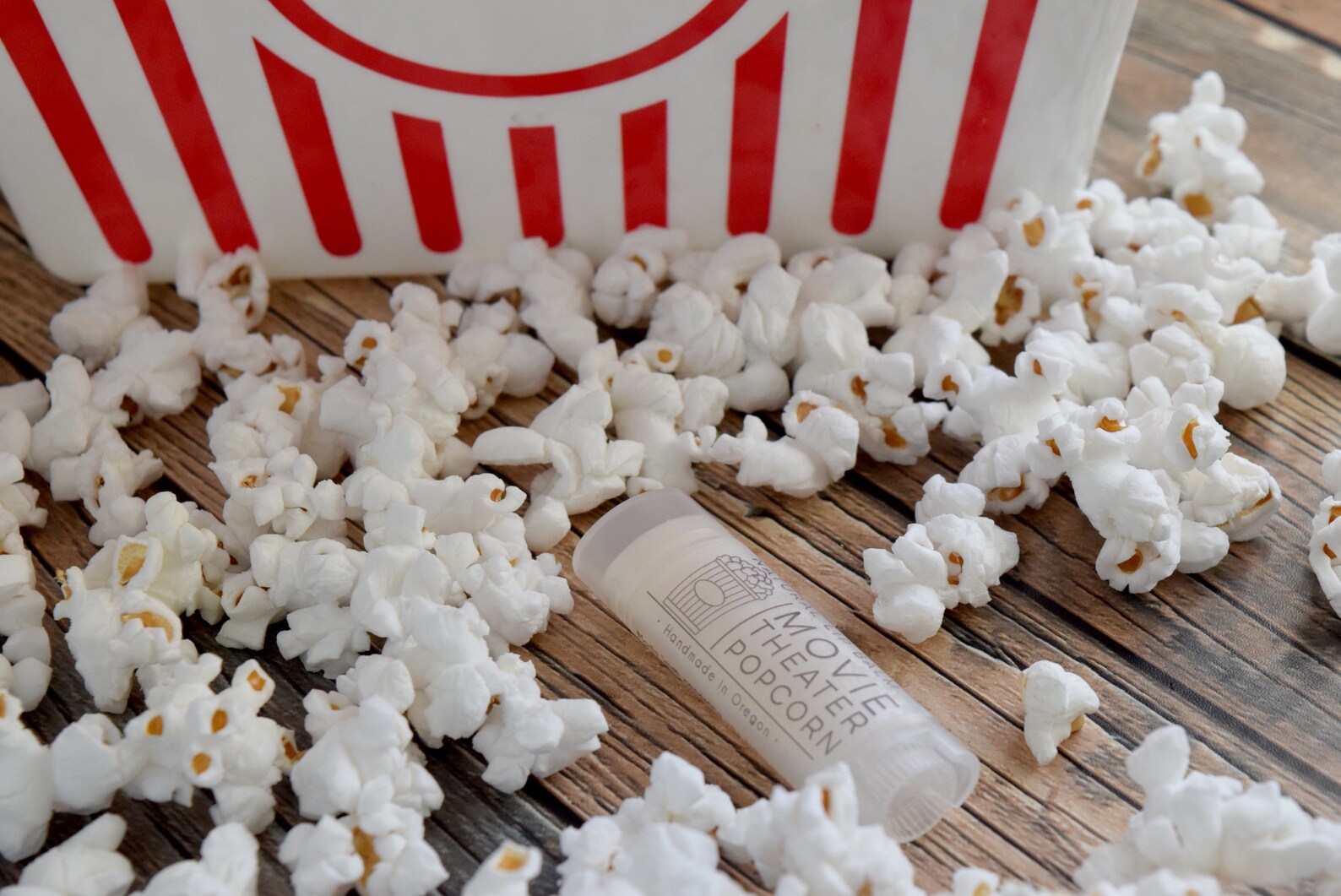 Movie Theater Popcorn Flavored Lip Balm Vegan Lip Balm Hot | Etsy