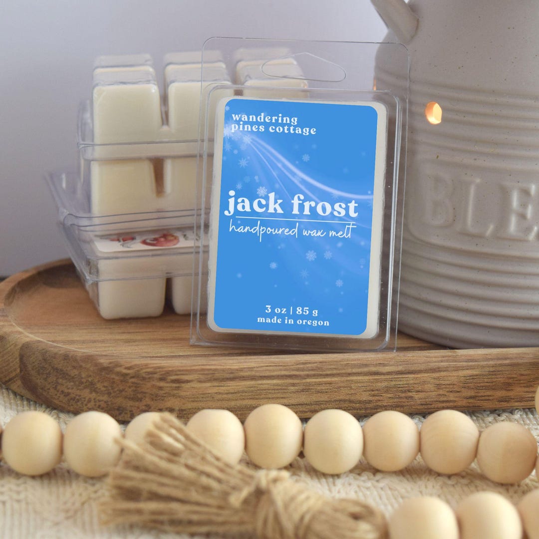 Jack Frost Wax Melt for Warmers Clamshell Wax Melt Tart, Vanilla Mint ...