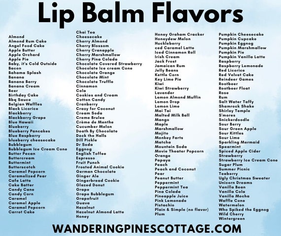 Lip Balm Variety Pack Large Lip Balm Bundle Vegan Lip Balm Spa Pack Chapped Lip Repair Lip Balm Party Bundle Etsy