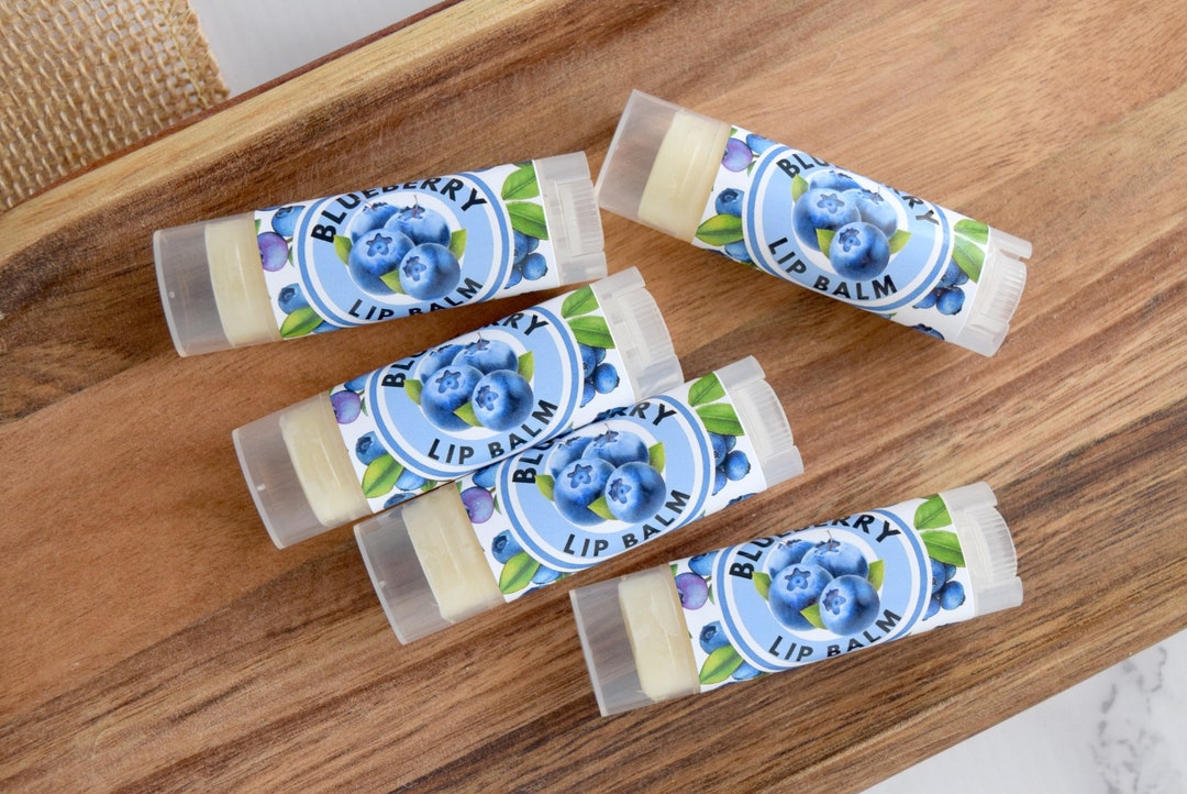 Blueberry Lip Balm, Lip Repair, Lip Moisturizer, Chapped Lips, Fruity ...