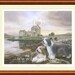 BEARDED COLLIE Beardie Dog Art Print 'the Highlanders' - Etsy