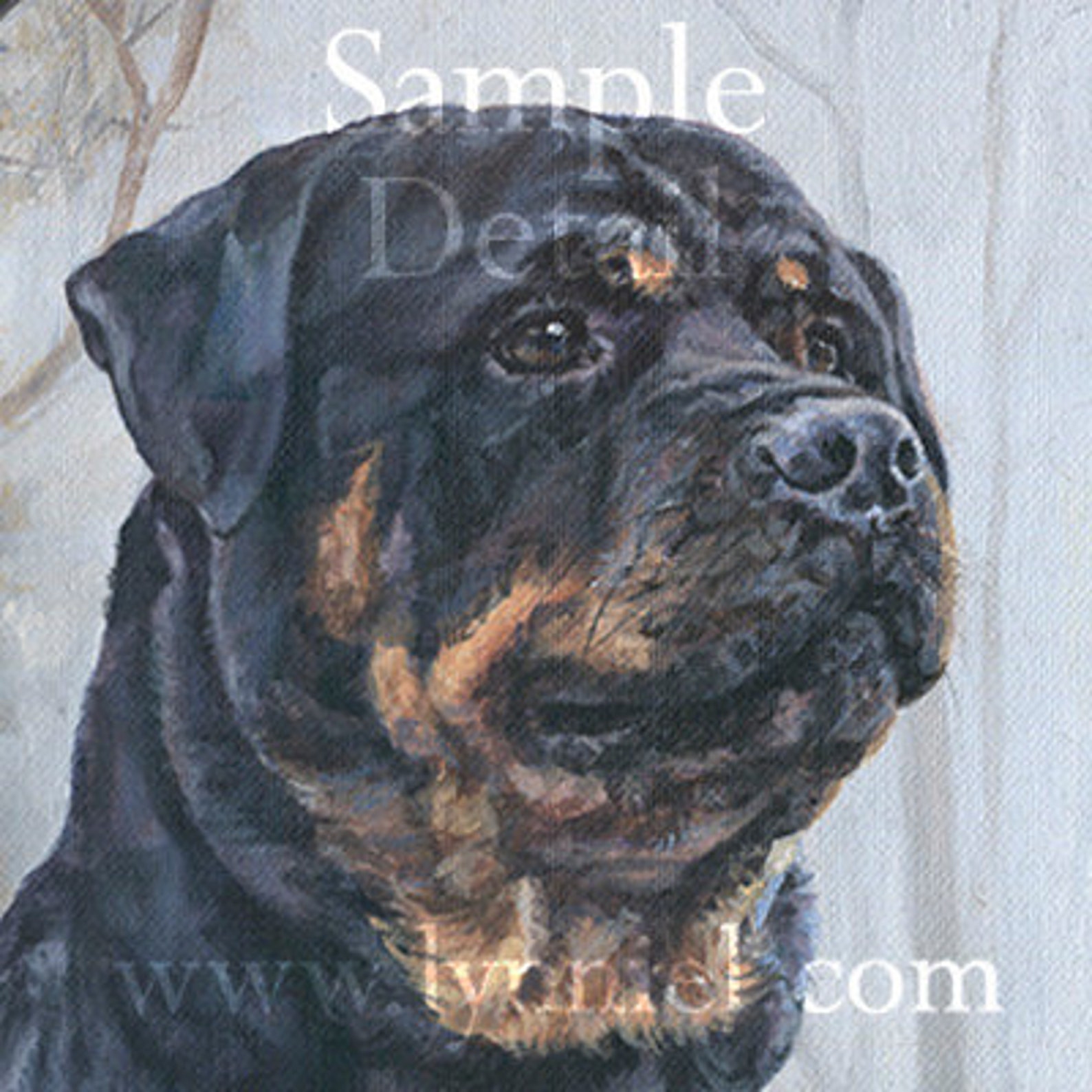 ROTTWEILER Limited Edition Dog Print 'boys in the Wood' - Etsy