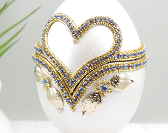 Engagement Ring Box Blue Hearts of Love Wedding Ring Box - Etsy