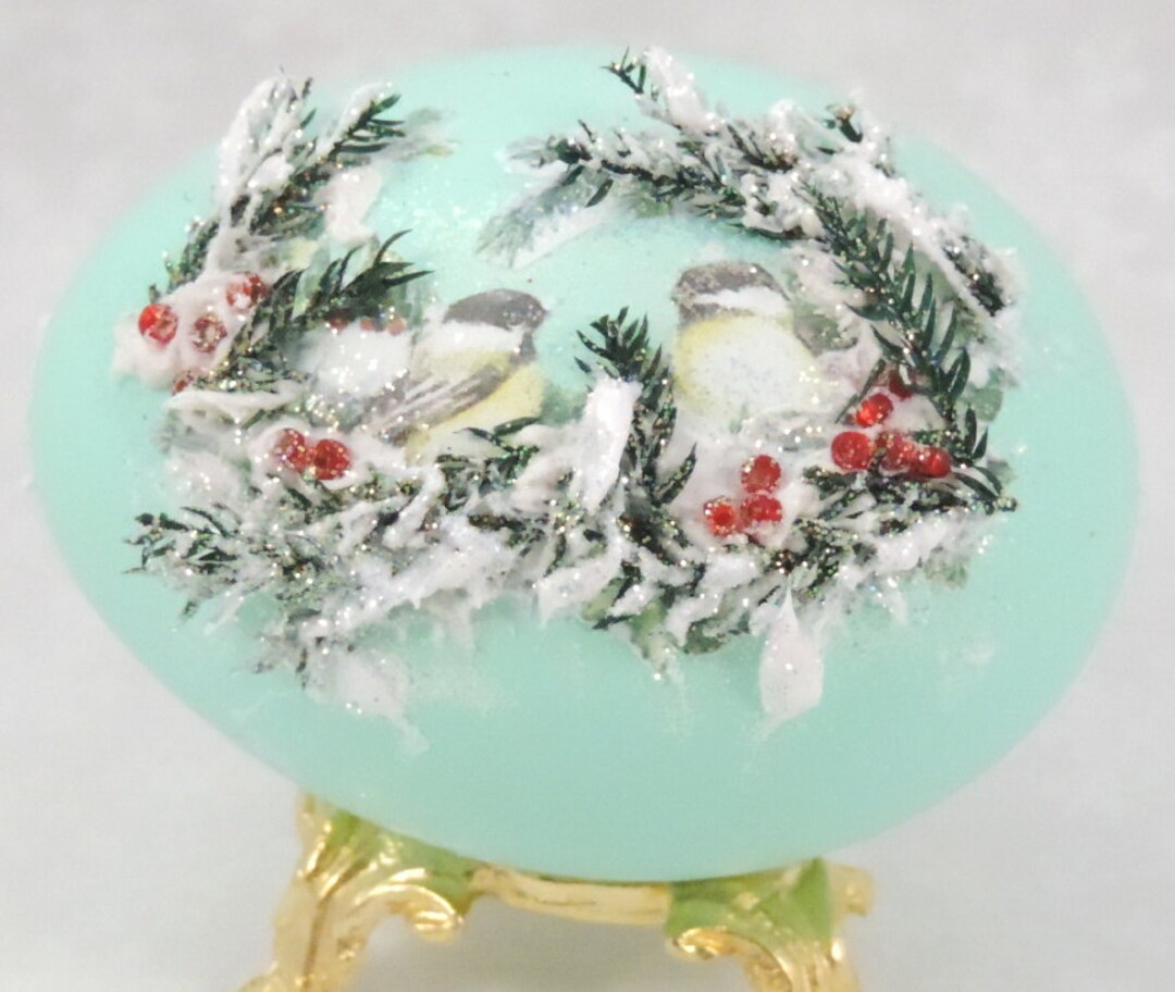 Chickadee Christmas Ornament Christmas Birds Bird Ornament - Etsy