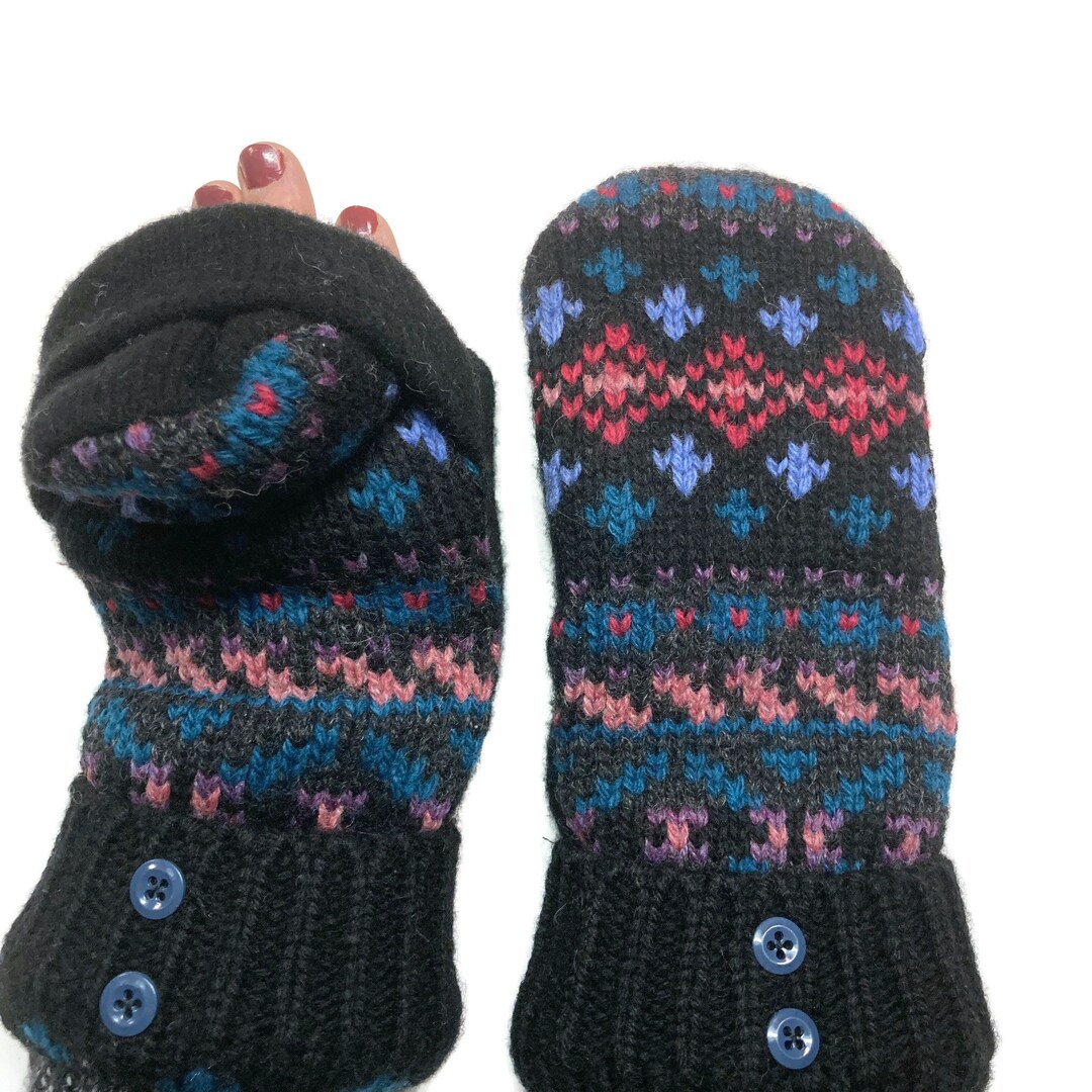 Flip Mittens Mittens From Wool Sweaters - Etsy