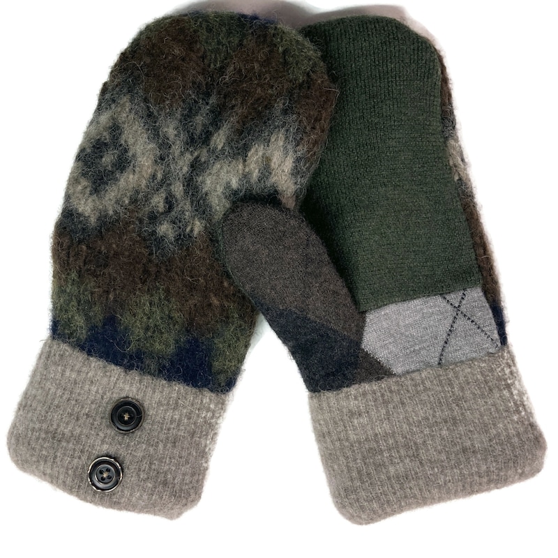 Fair Isle Mittens - Etsy