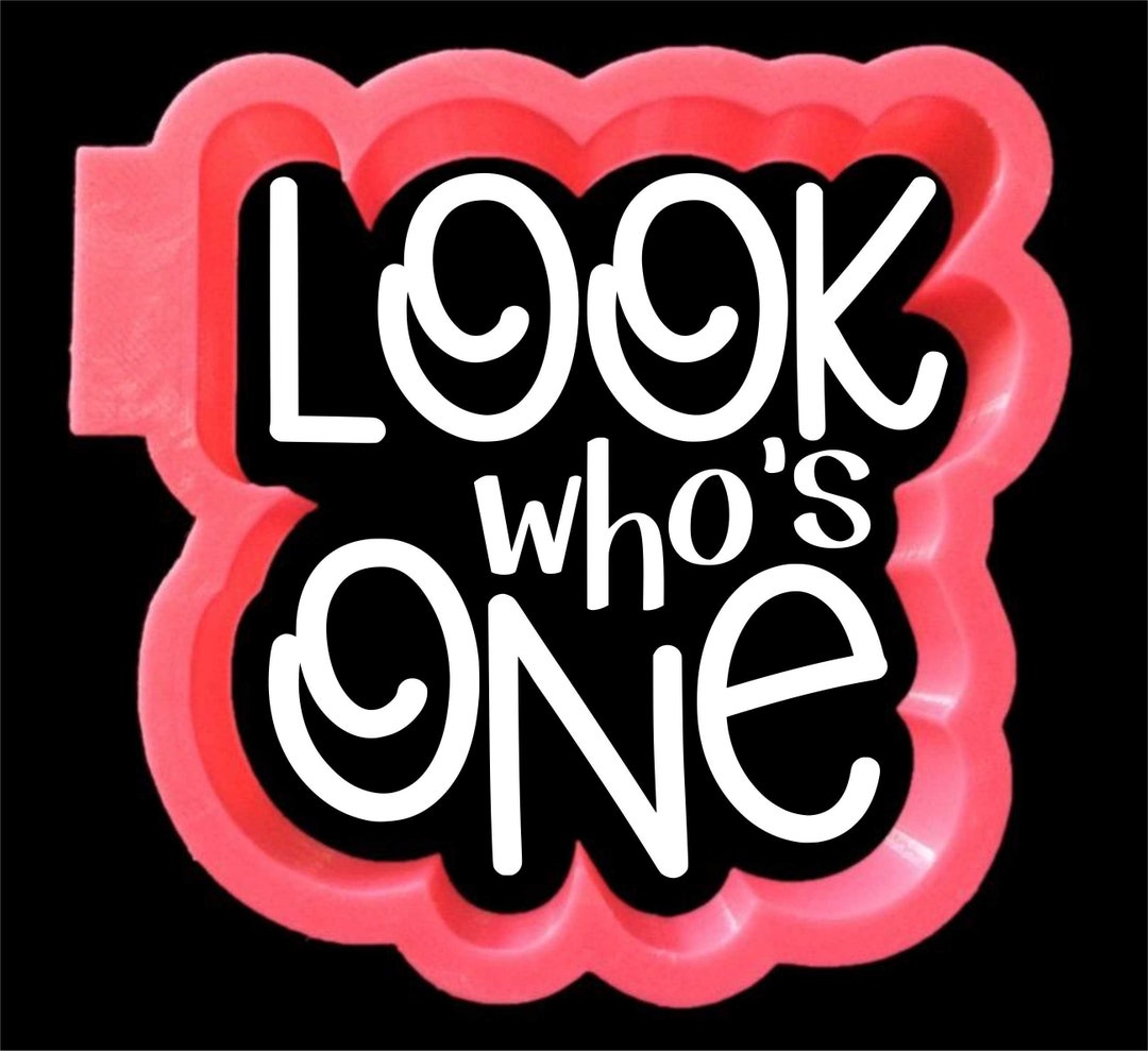 Look Whos One Cutterstencil Set - Etsy