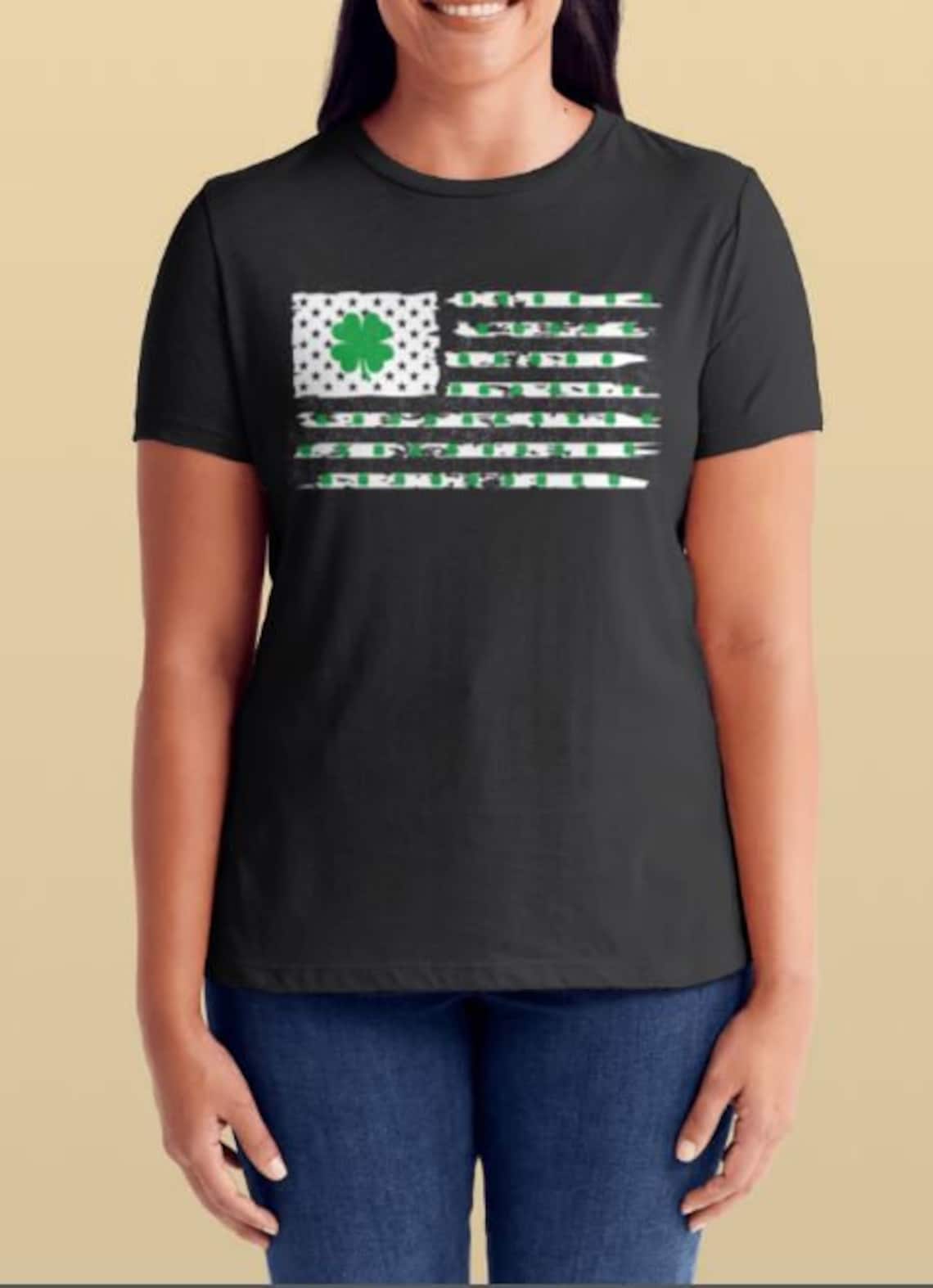 4-H Clovers on Distressed American Flag PNG JPG Youth Livestock ...