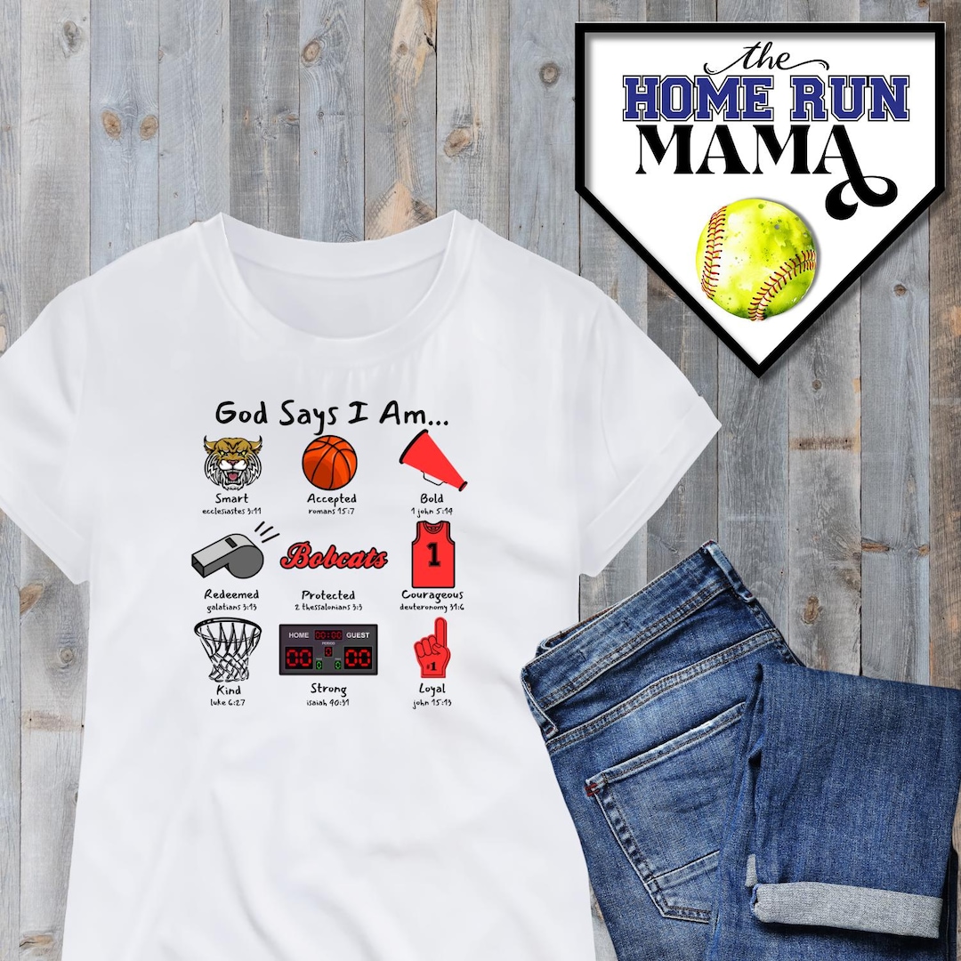 God Says I Am... PNG | Basketball Design | Smart Accepted Bold Redeemed ...